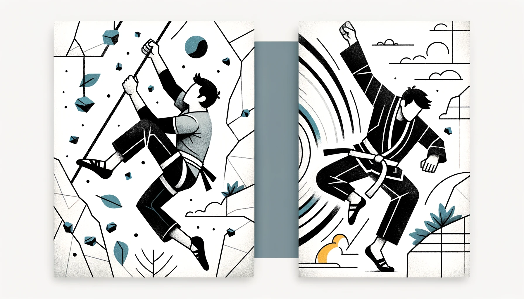 Scaling walls, grappling people – Swell & Cut